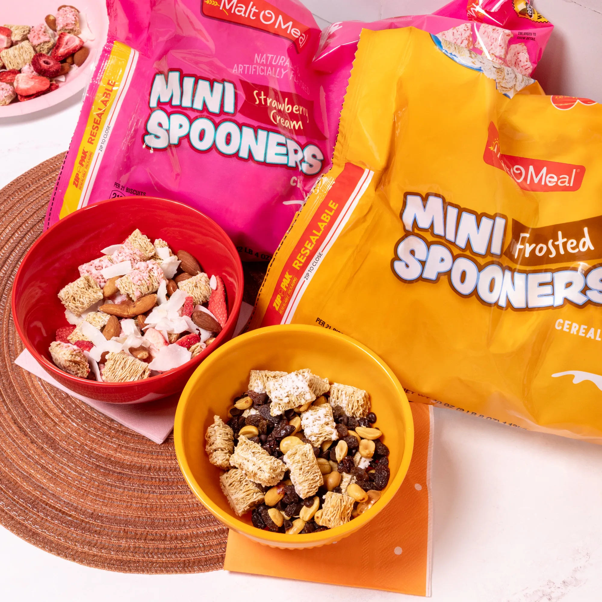 Mini Spooners Trail Mix Recipe| Malt-O-Meal Cereal